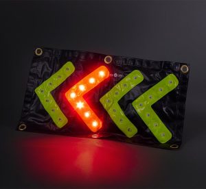 Flashing Chevron Directional Arrow | Nite Beams