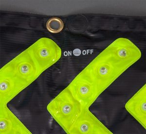 Flashing Chevron Directional Arrow | Nite Beams