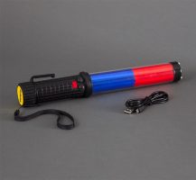 Rechargeable Traffic Baton / Flashlight / Alarm | Traffic Baton