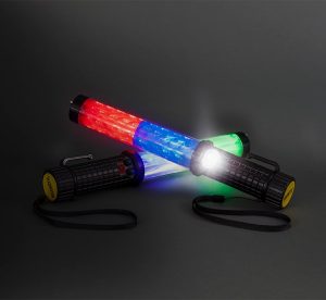 Rechargeable Traffic Baton / Flashlight / Alarm | Traffic Baton